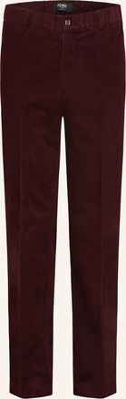 Fendi Cordhose Regular Fit rot