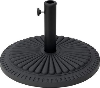 OUTSUNNY Sonnenschirmst&auml;nder 14 kg Schirmst&auml;nder Rund Schirmhalter, St&auml;nder Schirmgewicht f&uuml;r Sonnenschirm 35-48mm Rohrdurchmesser, f&uuml;r Balkon, Terasse, Garten