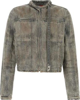 Diesel Homme, Vestes, Gris, Taille: XL D-Vulmar-FSI Denim Jacket