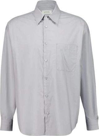 Christophe Lemaire Homme, Chemises, Gris, Taille: S Chemise en coton et soie lav&eacute;e