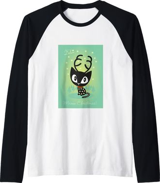 Pussy Deluxe Meow Christmas Raglan