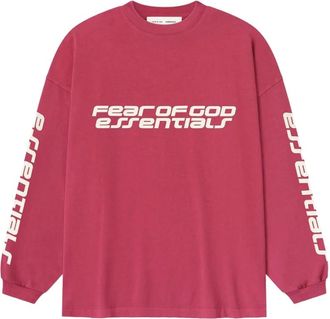 Fear of God Homme, Sweatshirts et sweats &agrave; capuche, Rouge, Taille: 2XL 90s Long Sleeve Tee