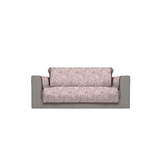 Italian Bed Linen Glamour rutschfeste Sofabezug aus Polyester, Made in Italy, Bordeaux 2 Plätze Maxi