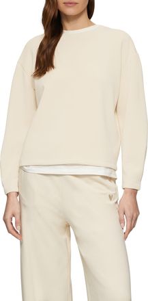 s.Oliver Scuba-Sweatshirt aus Modalmix mit Faltendetail