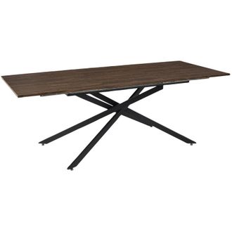 Paris Prix Table &agrave; Manger Extensible Tiffany 150-210cm Marron