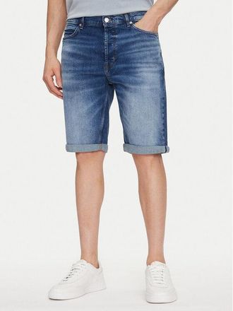 HUGO BOSS Jeansshorts 50537719 Blau Slim Fit