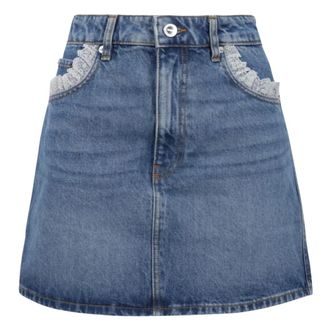 Ganni Rock aus festem Denim - - Skirts - Damen - Blau - L