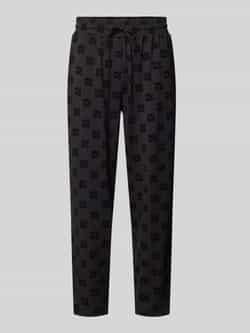 HUGO BOSS Regular Fit Sweathose aus Baumwoll-Mix
