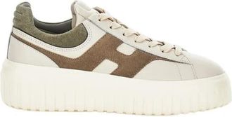 Hogan Low-Top Sneaker - H-Stripes Allacciato H Spezzata - Gr. 36,5 (EU) - in Beige - f&uuml;r Damen