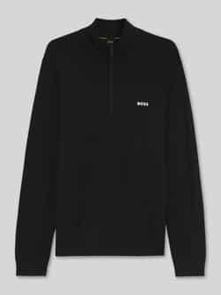 HUGO BOSS Regular Fit Pullover mit Schurwoll-Anteil Modell KN_Momentum-X QZ