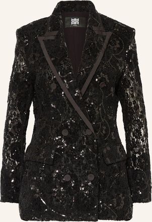 Riani Riani Spitzenblazer Mit Pailletten schwarz