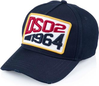 Dsquared2 D2 Baseball Cap - - Accessories - Herren - Blau - ONE SIZE