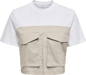 Only Onldara S/S Short Mix Top JRS