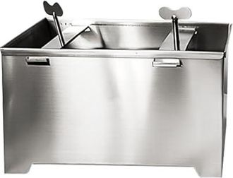 Generic Frfik Presse &agrave; haricots, manuel r&eacute;glable avec trou de drainage en acier inoxydable - Moule de pressage de haricots de cuisine, pour paneer, soja, v&eacute;g&eacute;