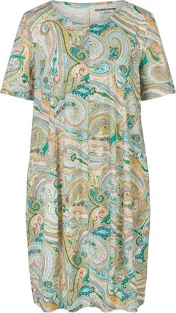 Peter Hahn Jersey-Kleid Oda Green Cotton weiss