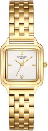 Glanzst&uuml;cke M&uuml;nchen Uhr - Damen Armbanduhr Edelstahl - Gr. unisize - in Gold - f&uuml;r Damen