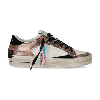 Crime London Bronze/Wei&szlig; Sk8 Deluxe Sneaker - - Shoes - Damen - Mehrfarbig - 36 EU