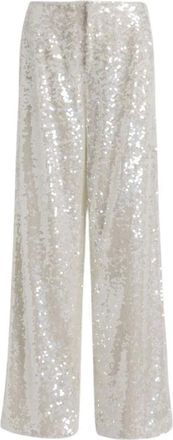 Alberta Ferretti Femme, Pantalons, Blanc, Taille: 40 FR Pantalons