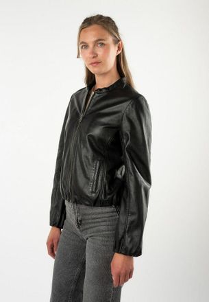 Mauritius Lederjacke MWSvala mit elastischen Saum- und &Auml;rmelabschl&uuml;ssen