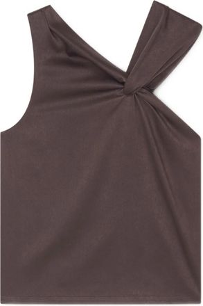 Áeron haut à encolure asymétrique - Marron