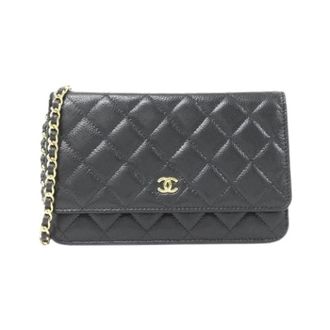 Chanel Pre-owned Timeless Classic Caviar Skin Wallet - - Pre-owned - Damen - Schwarzk - ONE SIZE