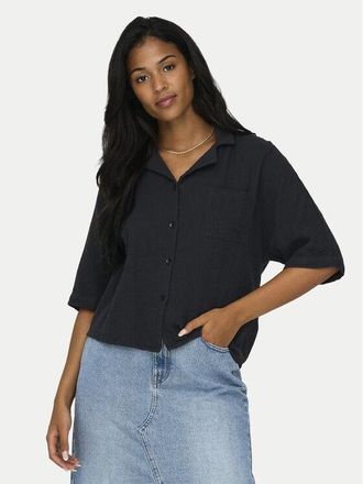 Only Hemd Thyra 15267839 Schwarz Regular Fit