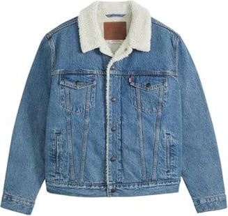 Levi's Veste en jean molletonn&eacute;e