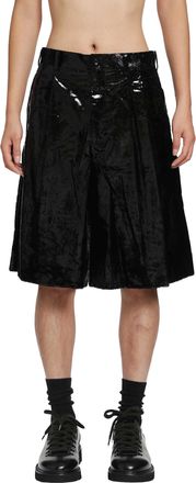 Comme Des Gar&ccedil;ons Glossy Canvas Shorts