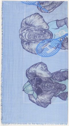 Hemisphere Hemisphere Schal Mit Cashmere blau