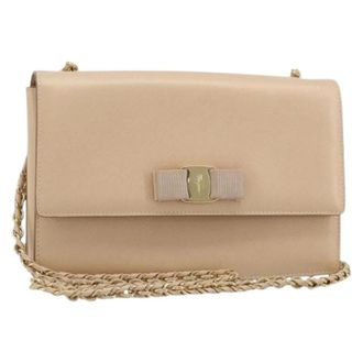 Ferragamo Pre-owned Schultertasche - - Pre-owned - Damen - Beige - ONE SIZE
