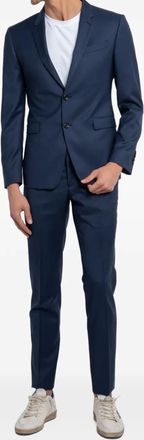 Reveres 1949 Anzug mit fallendem Revers - Blau