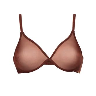 Gossard B&uuml;gel-BH Glossies Sheer Moulded 6271 Braun