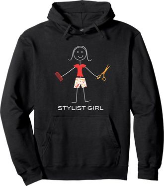 Whyitsme Design Lustige Frauen Stylist M&auml;dchen Friseur Pullover Hoodie
