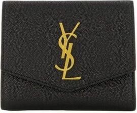 Saint Laurent Damen Portemonnaie aus Kalbsleder UPTOWN