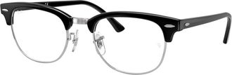 Ray-Ban unisex, Accessoires, Noir, Taille: 51 MM Clubmaster Optical Frame
