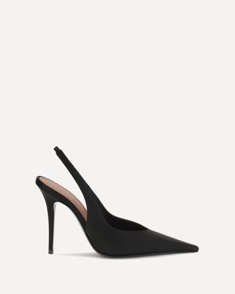 Amina Muaddi Anok satin Slingback Pumps Female 36.5