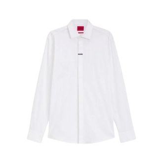HUGO BOSS Kenno Slim-Fit Businesshemd - - Shirts - Herren - Wei&szlig; - XL