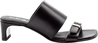 Elena Iachi Femme, Chaussures, Noir, Taille: 37 EU Heeled Mule