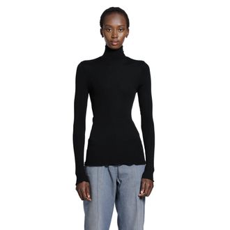 Prada Silk And Wool Turtleneck Top