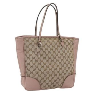 Gucci Pre-owned Vintage Canvas Tote Bag - - Pre-owned - Damen - Beige - ONE SIZE
