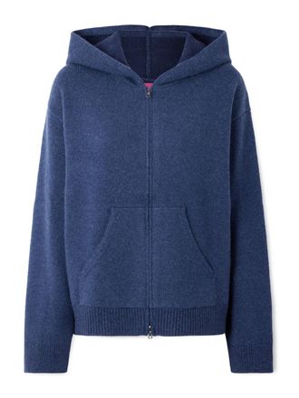 The Elder Statesman Sweat &Agrave; Capuche En Cachemire &Agrave; Fermeture &Agrave; Glissi&egrave;re Canyon - Bleu