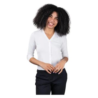 Max Mara Femme, Pulls, Blanc, Taille: 42 FR Stemma Cardigan