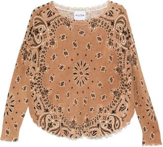 Kujten Mela Banda Bico Distressed-effect Sweater