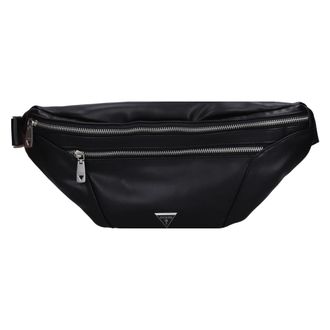 Guess Bauchtasche aus Kunstleder - - Bags - Herren - Schwarzk - ONE SIZE
