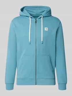 Scotch & Soda Sweatjacke mit Logo-Patch und K&auml;nguru-Tasche