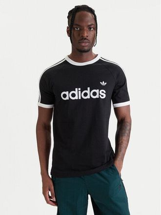 adidas T-Shirt 3-Stripes Ringer KF0417 Schwarz Slim Fit