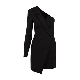 Ga&euml;lle Paris Asymmetrisches Kleid - - Dresses - Damen - Schwarzk - M