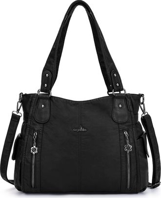 Angel Kiss Handtaschen für Damen, Hobo-börse, geräumige Schultertasche, PU-Tragetasche, für Damen