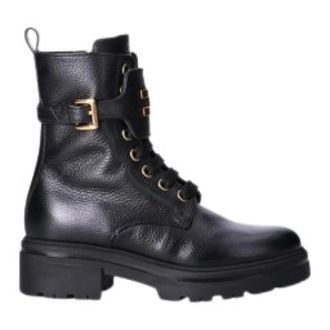 Elisabetta Franchi Anfibi con fibbia e logo - - Shoes - Damen - Schwarzk - 33 EU