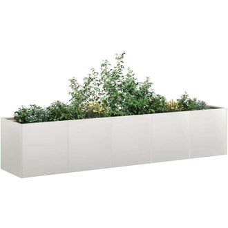 vidaXL Jardini&egrave;re 200x40x40 cm acier inoxydable vidaXL